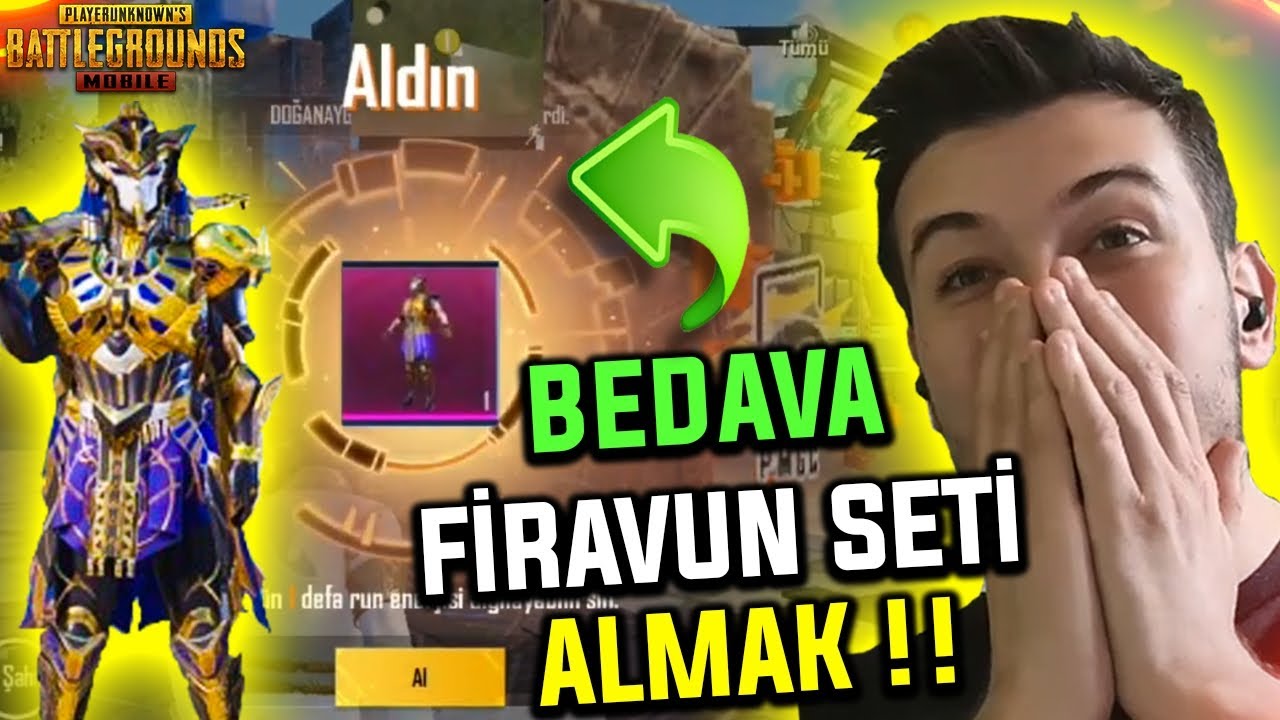 YOK ARTIK! EĞLENCE PARKINDAN FİRAVUN SETİ ALMA ! PUBG Mobile - YouTube