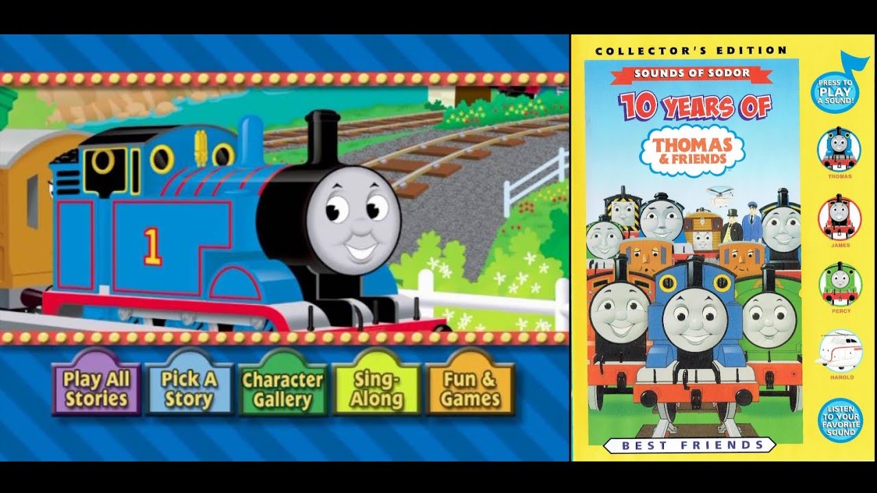 10 Years Of Thomas & Friends DVD Menu 2 - YouTube