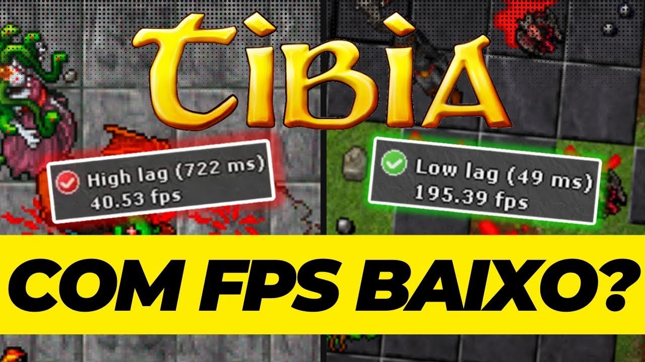 👩‍💻COMO MELHORAR O FPS DO TIBIA E ACABAR COM O LAG!👩‍💻 #tibia #mmorpg - YouTube