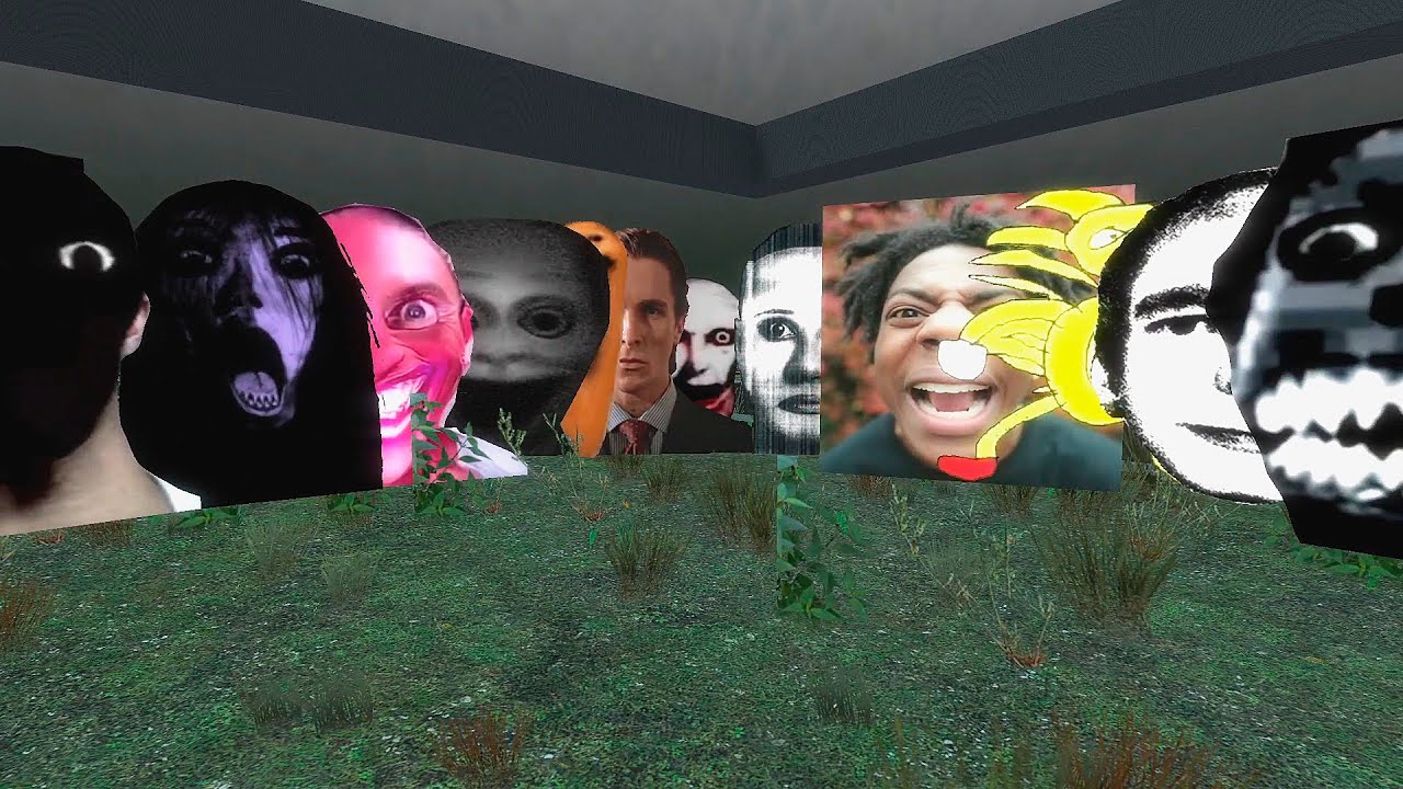 All nextbots are running after me - YouTube