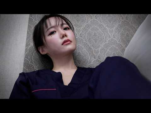 ASMR Üzerine basılırken tüm vücut masajı yapılıyor 👣ㅣMassage Using Feet Roleplay
