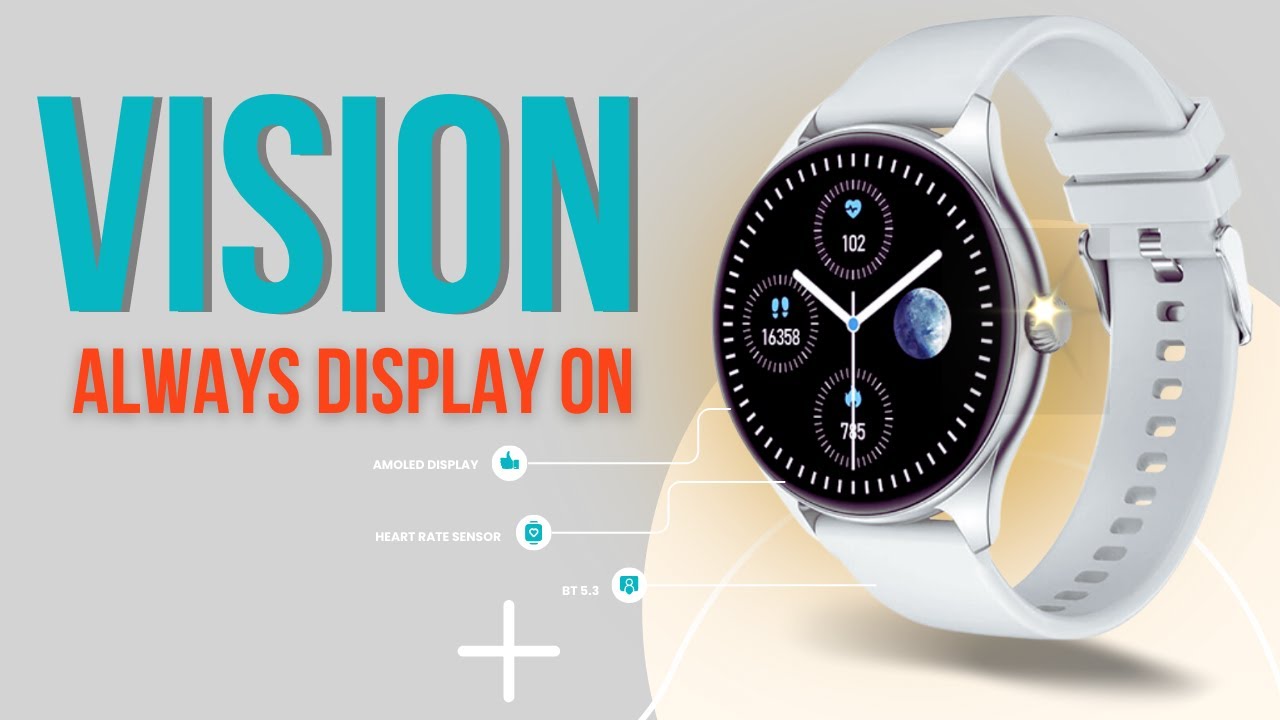 Amoled Display Smart Watch - Vision by Zero LifeStyle - YouTube