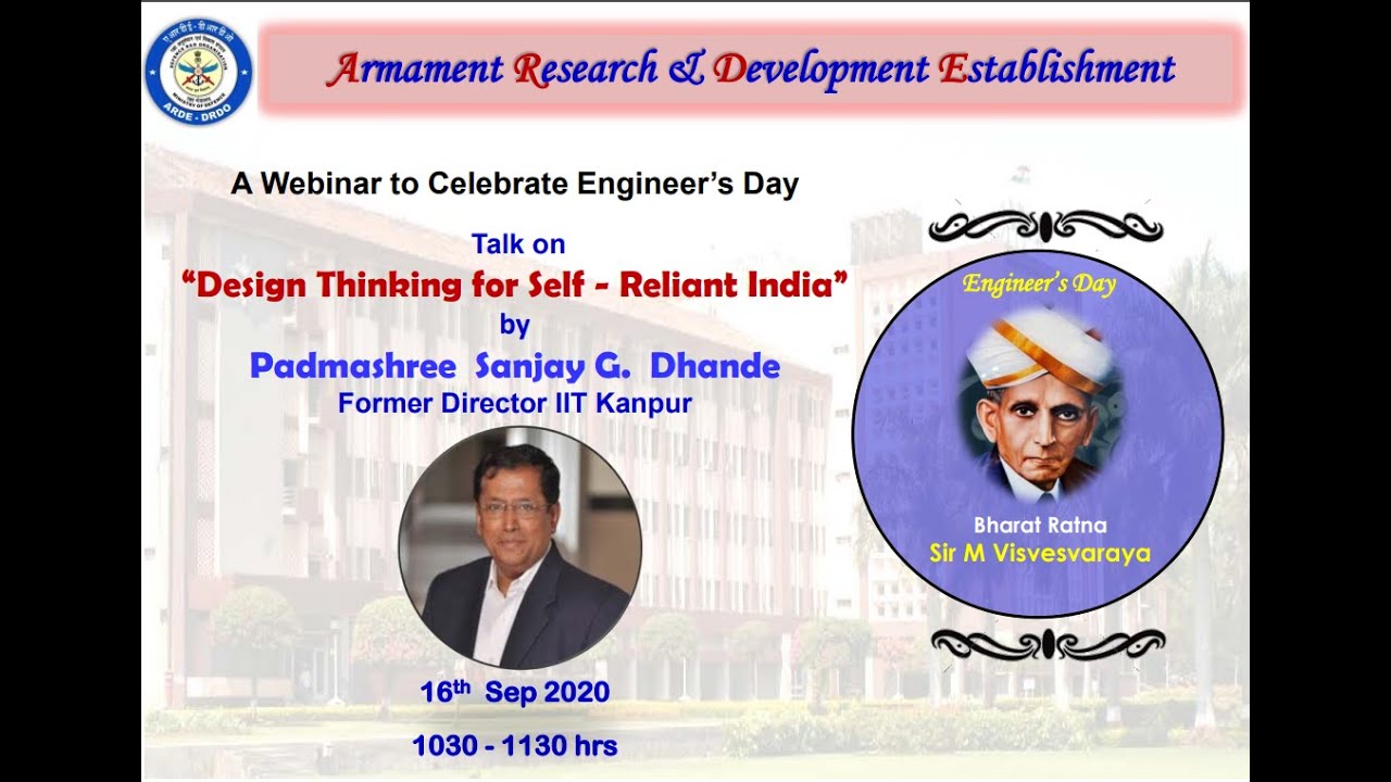 Engineer's Day 2020 Celebration at ARDE Pune - YouTube