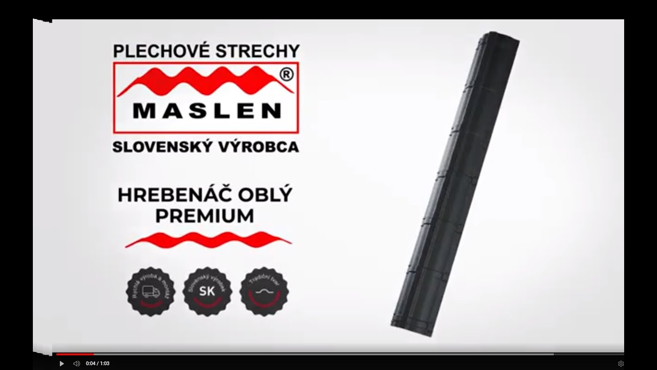 MASLEN - Hrebenáč oblý PREMIUM - YouTube