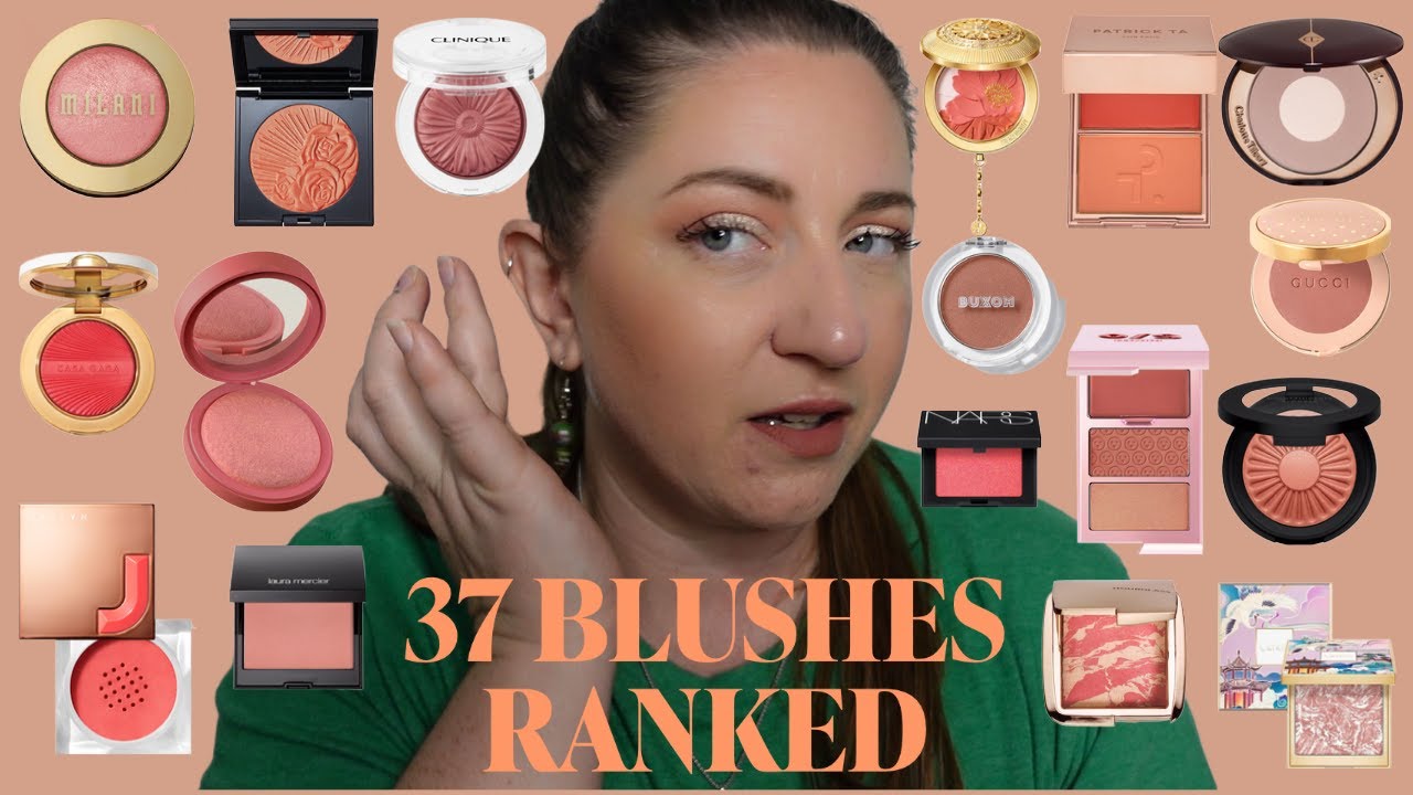 RANKING ALL 37 OF MY POWDER BLUSHES - FROM WORST TO BEST - YouTube