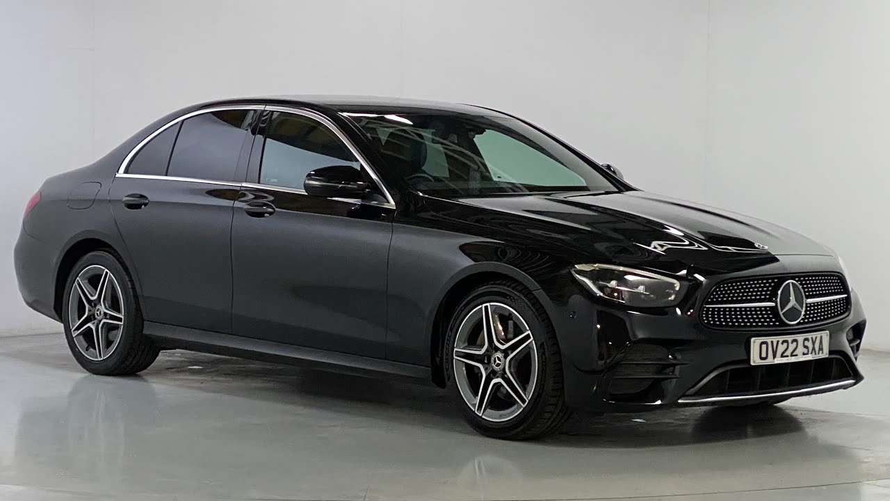 MERCEDES BENZ E200 AMG LINE MHEV OV22 SXA WALK AROUND - YouTube