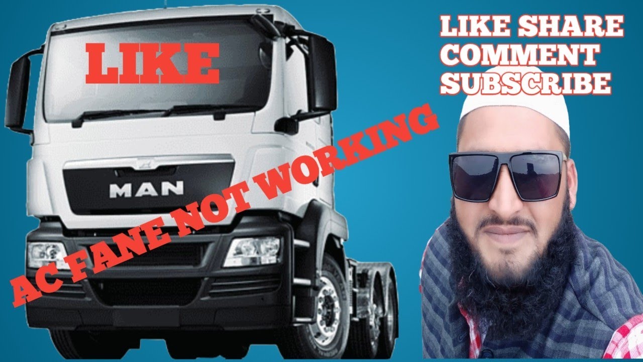 Man Truck Ac Fane Open Very Easy - YouTube