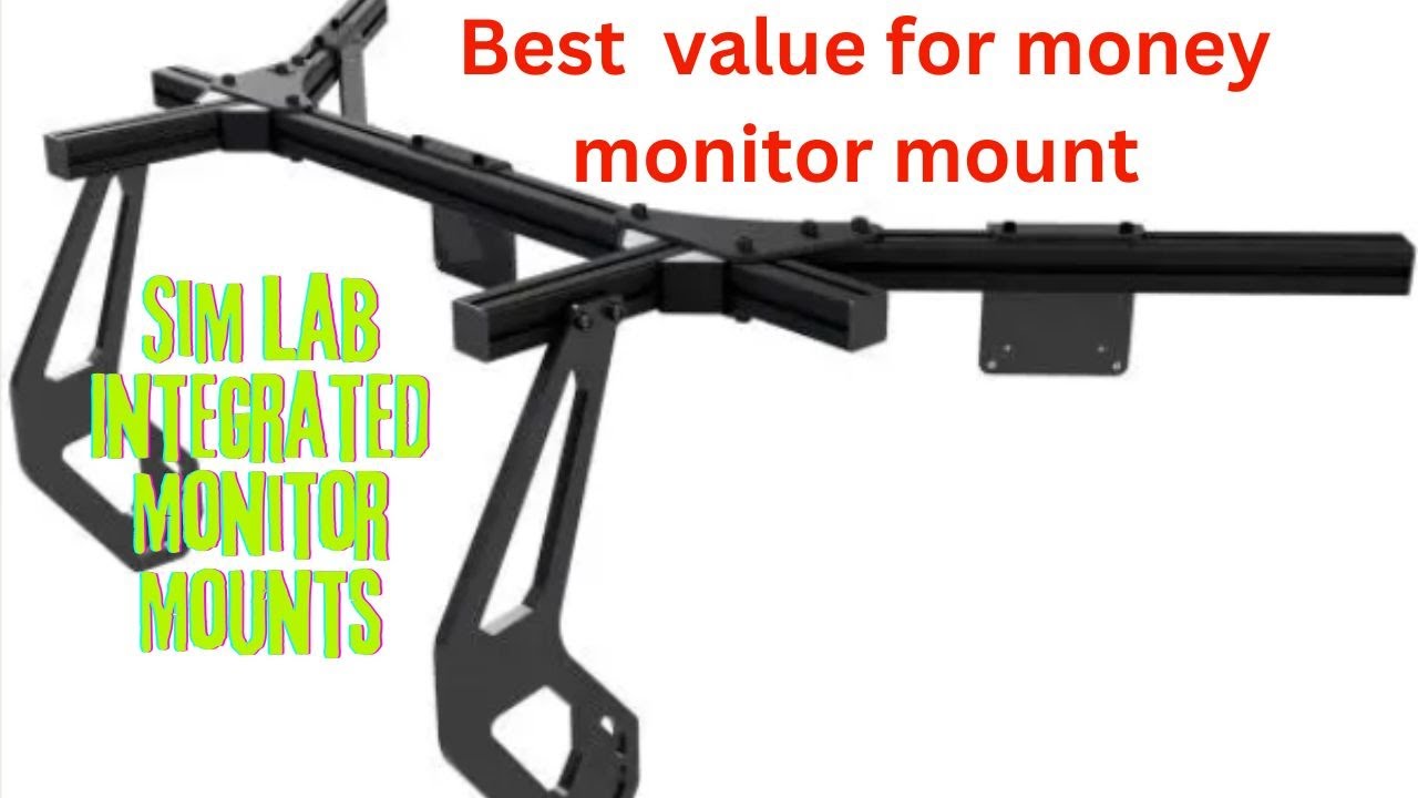 Sim Lab integrated Monitor mount #simracing #monitor #acc - YouTube