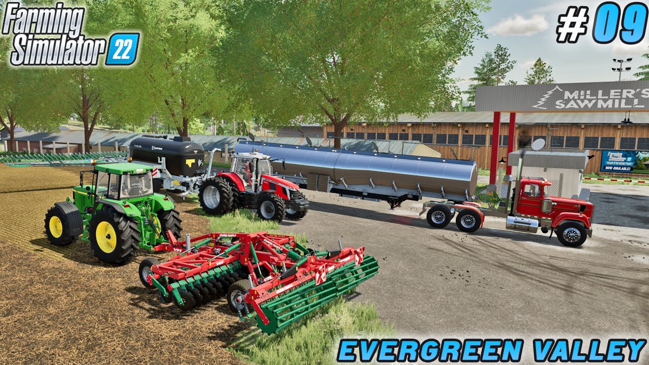 Multitasking on the Farm: Crop Sowing & Log Harvesting | Evergreen ...