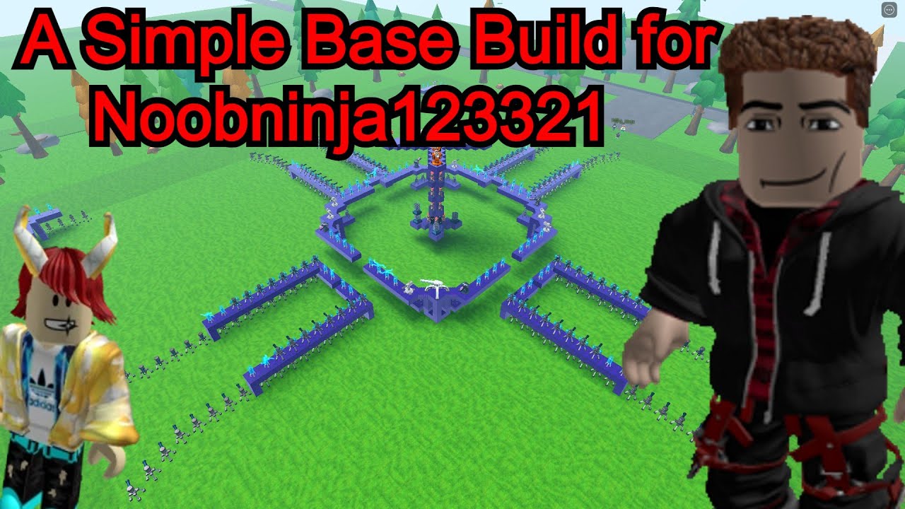 Zombie Defense | Base Build for Noobninja123321 (Level 123) - Roblox ...