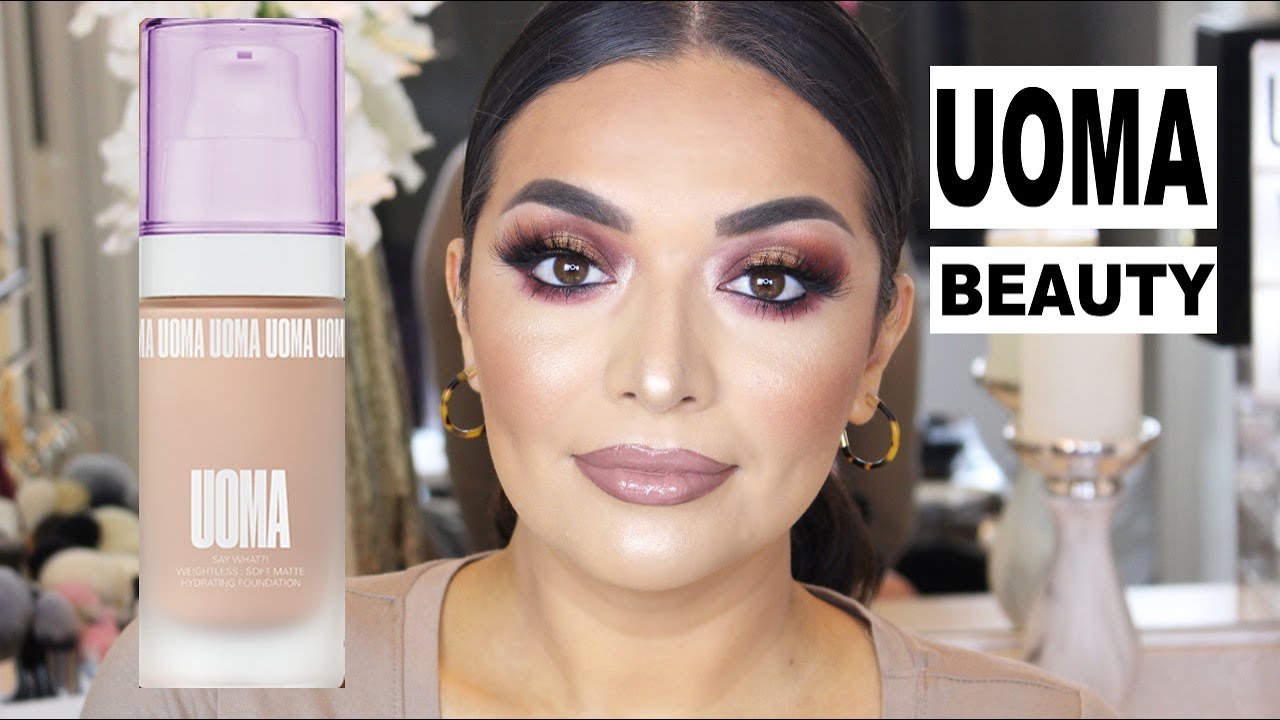 NEW UOMA BEAUTY SAY WHAT?! FOUNDATION REVIEW + WEAR TEST! - YouTube