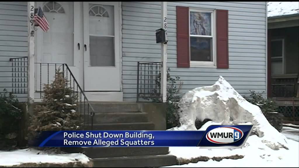 Manchester building shut down, squatters removed - YouTube