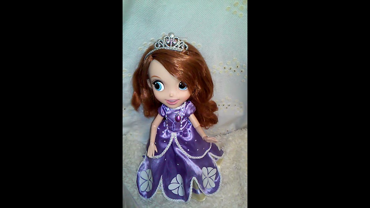 Disney Princess Sofia Doll Singing I Can Do Anything & Talking - YouTube