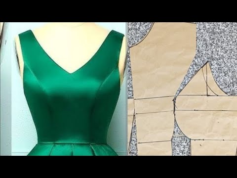 Princess dart style drafting - YouTube