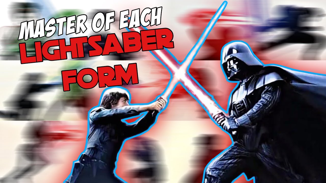 The MASTER of EVERY Lightsaber Form - Star Wars Explained - YouTube