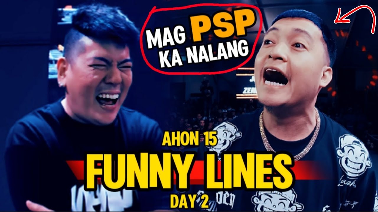 FUNNY LINES - Ahon 15 Day 2 | FlipTop - YouTube