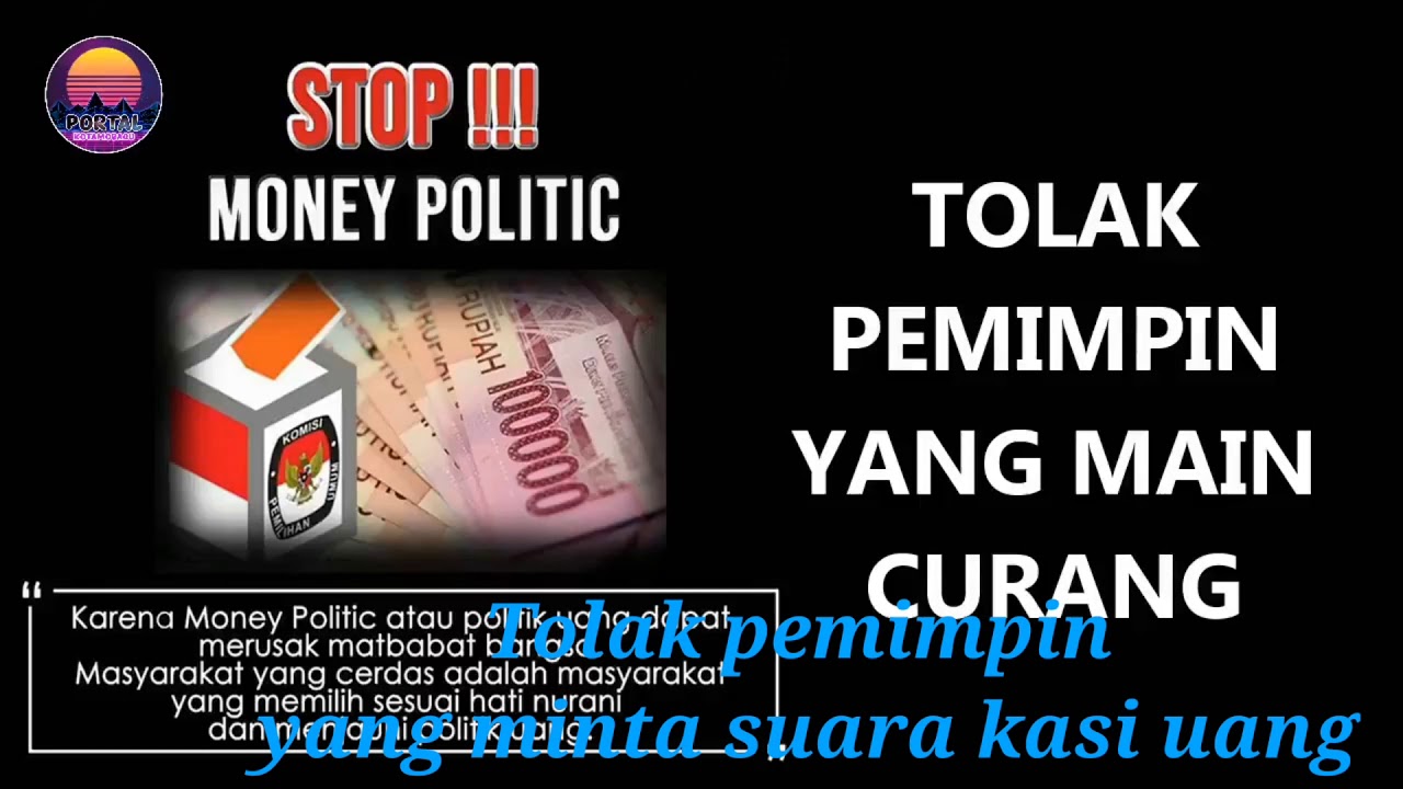 Stop money politic - YouTube