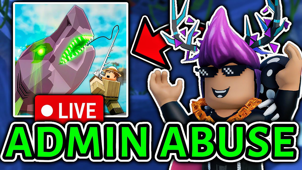 ROBLOX FISCH ADMIN ABUSE! (Live Update) - YouTube