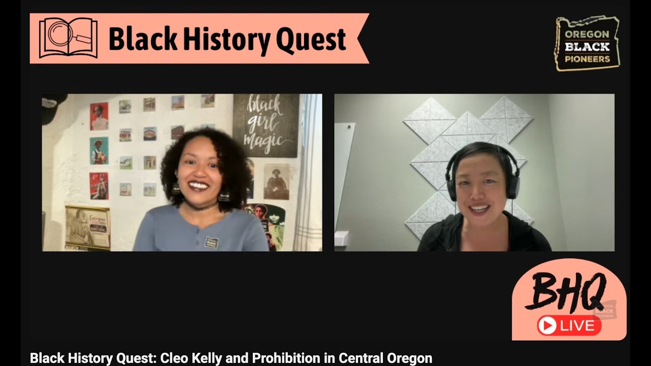 Black History Quest: Cleo Kelly and Prohibition in Central Oregon - YouTube