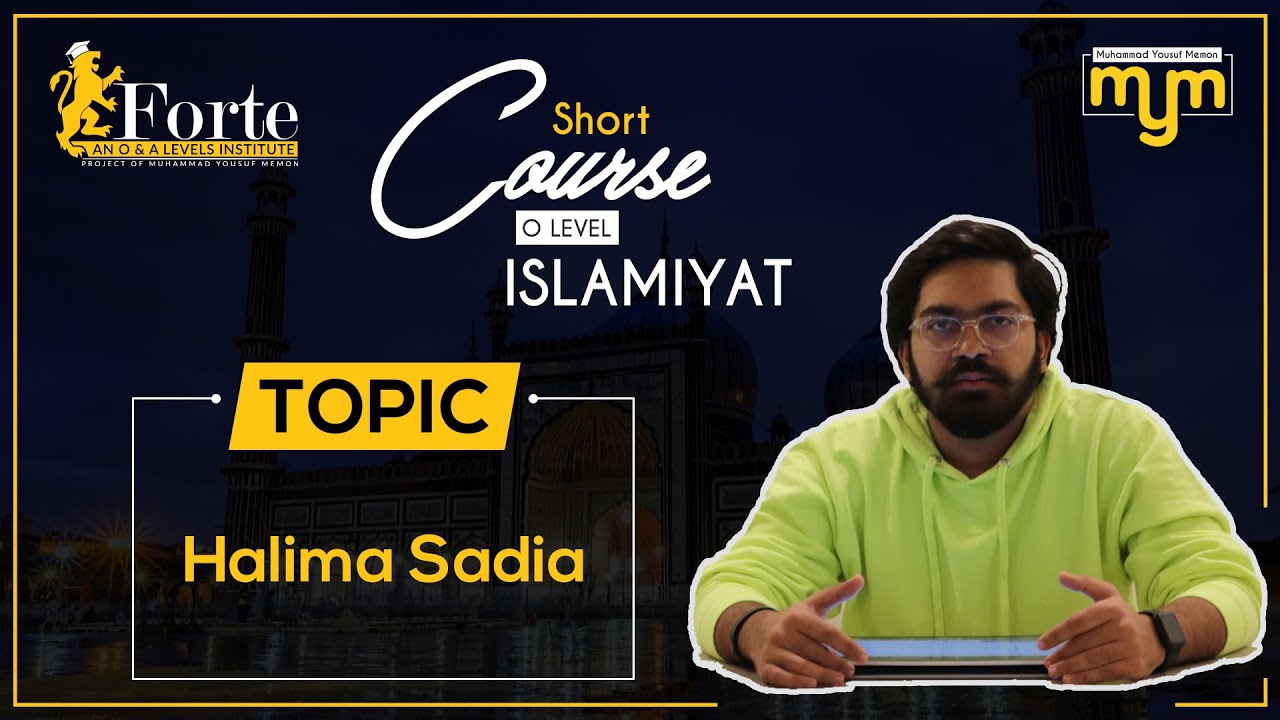 Life of Halima Sadia During Prophet's Lifetime | Olevel Islamiyat ...