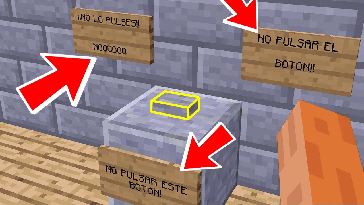 NO PULSES EL BOTÓN DE MINECRAFT !! - YouTube