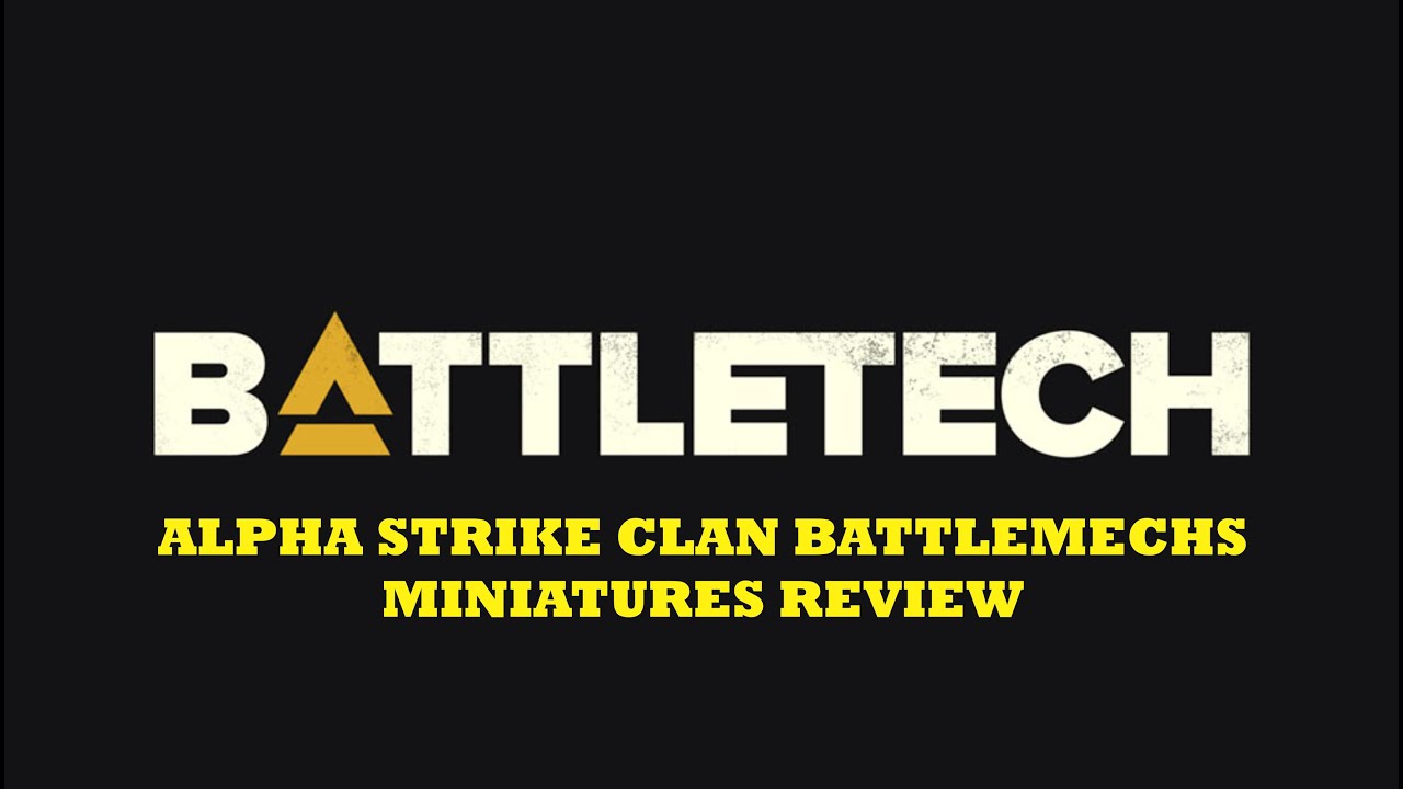 Battletech Alpha Strike Clan Mechs Review - YouTube