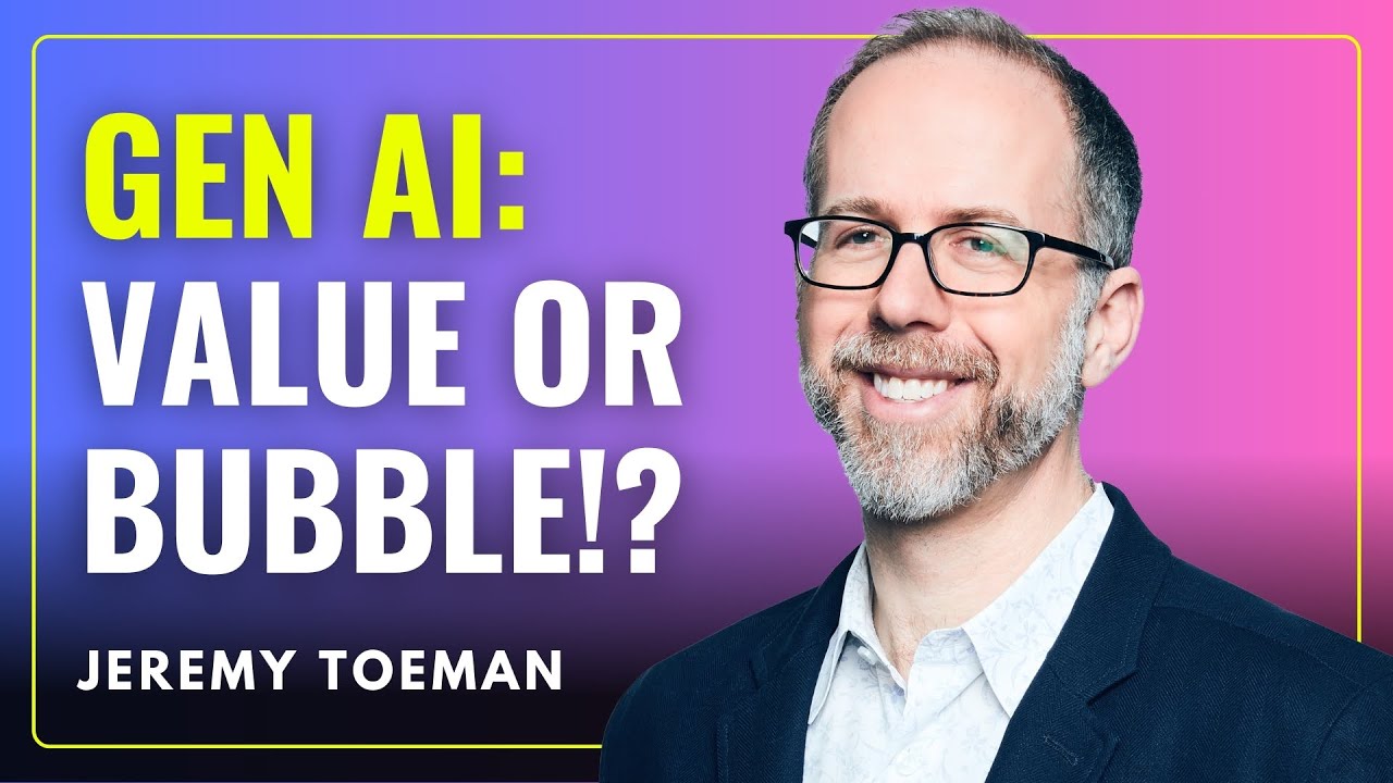 "The AI Bubble Is Not What People Think” Jeremy Toeman (AugX Labs CEO ...