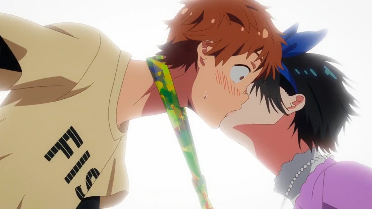 Ruka Besa por Primera vez a Kazuya | Kanojo Okarishimasu - YouTube