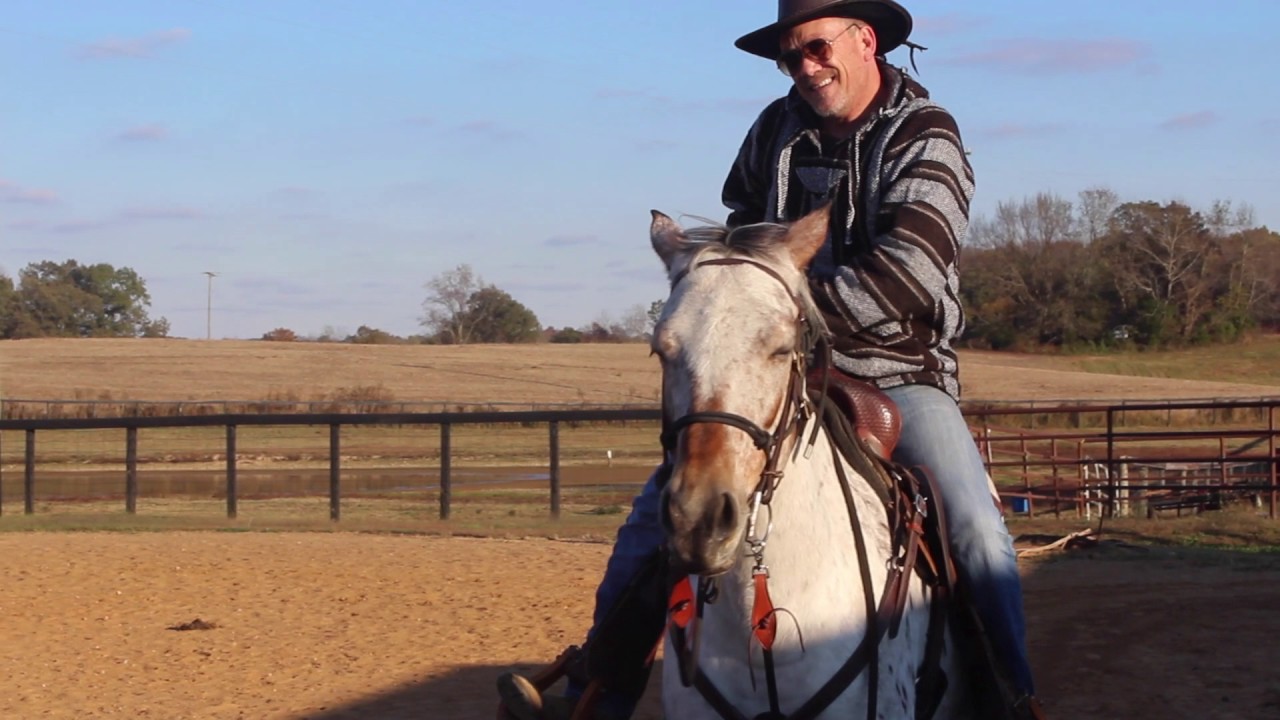 Jason Giardina rides his horse - YouTube