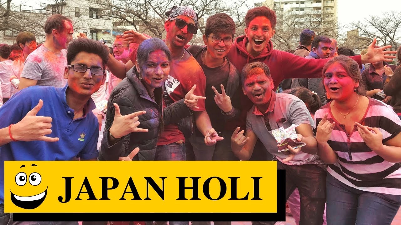 Indians & Japanese celebrating Holi In Japan | Little India | Life in ...