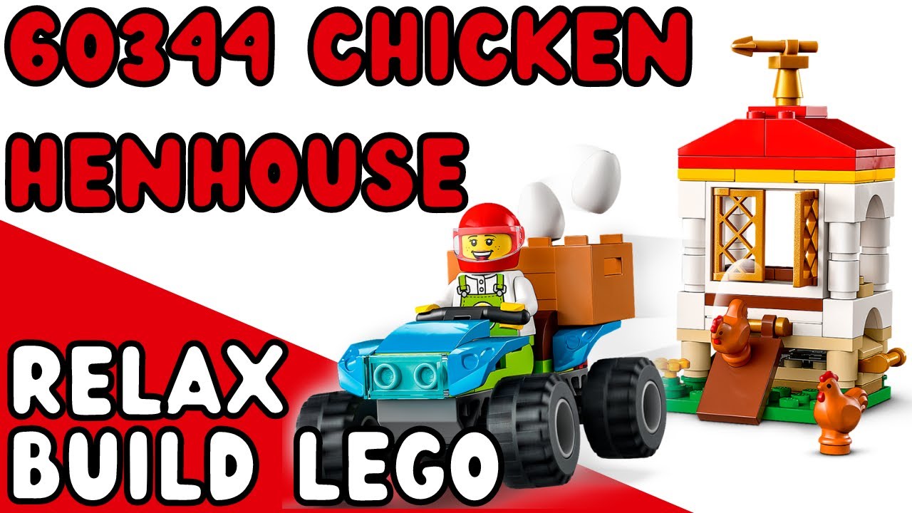 LEGO Build 60344 Chicken Henhouse, Before and After ♫Alternative♫ - YouTube