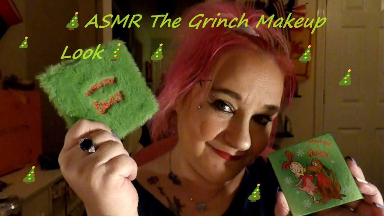 🎄ASMR The Grinch Makeup Look🎄 - YouTube