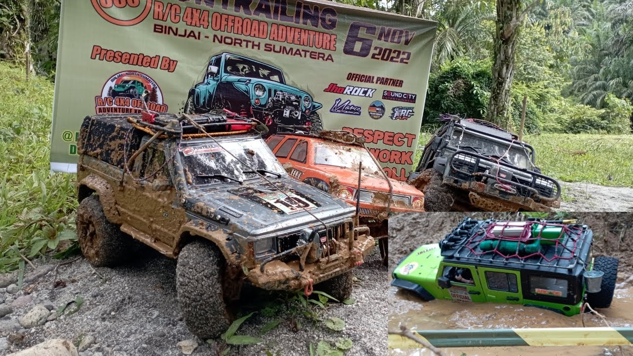 FUN TRAILING RC OFF-ROAD ADVENTURE 4X4 BINJAI NORH-SUMATRA UTARA - YouTube