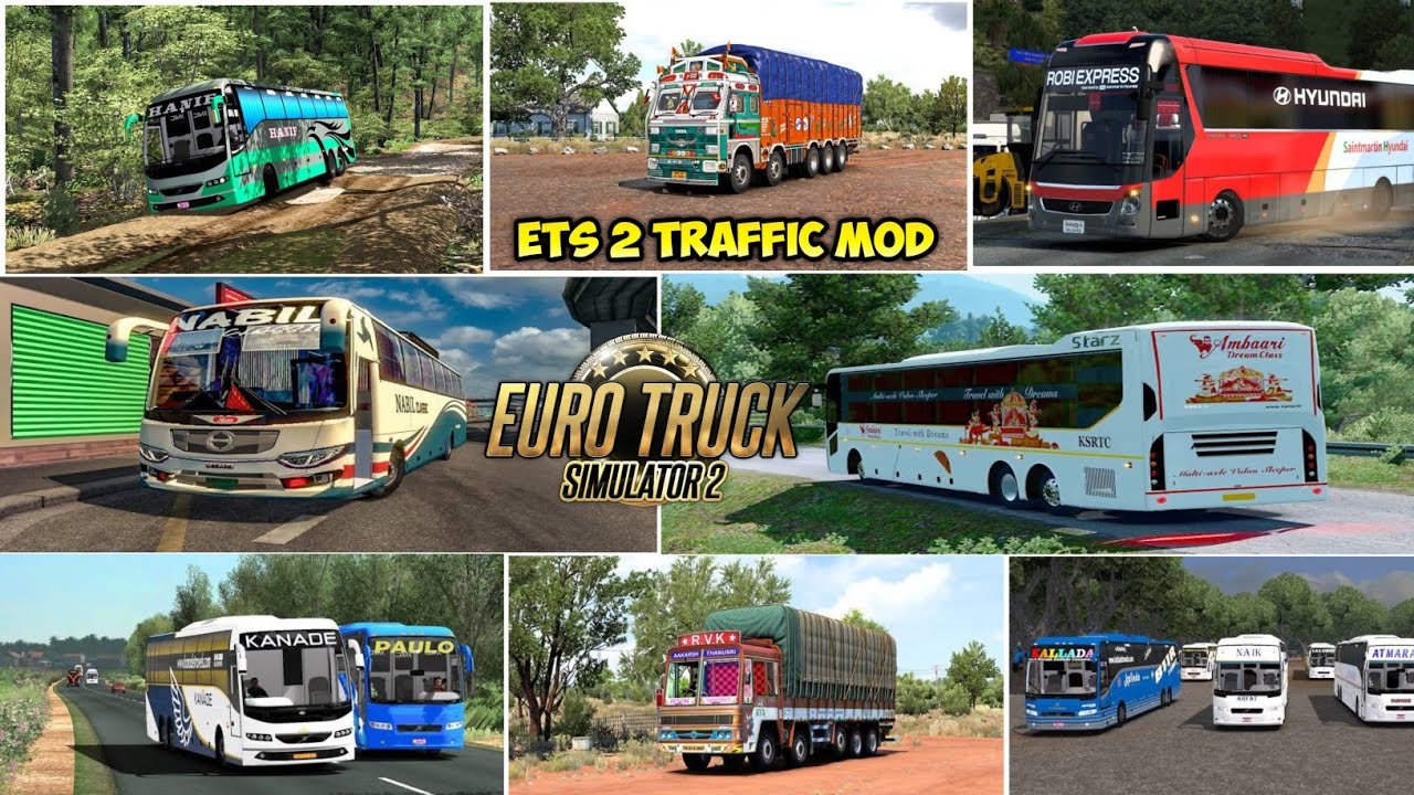 How To Download ETS 2 Traffic Mod For Bus Simulator Indonesia | ETS 2 ...