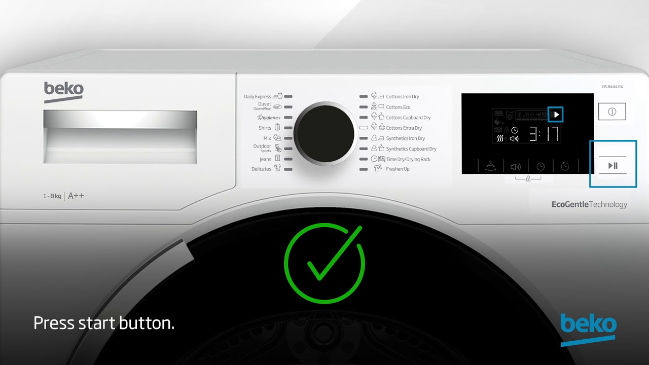 How To Select A Function On My Tumble Dryer By Beko YouTube how-to-select-a-function-on-my-tumble-dryer-by-beko-youtube