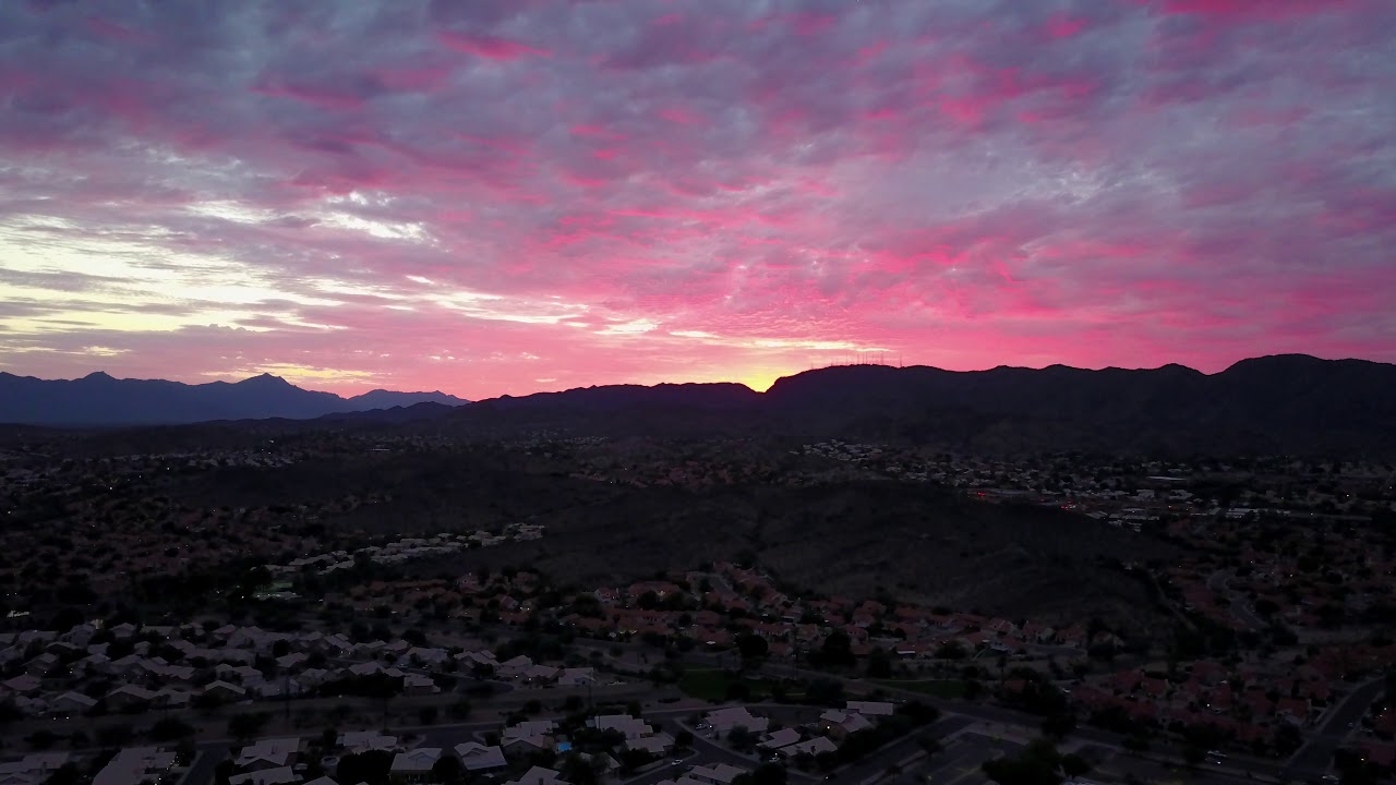 Sunset Time Lapse over Ahwatukee 2017-08-20 30sec - YouTube