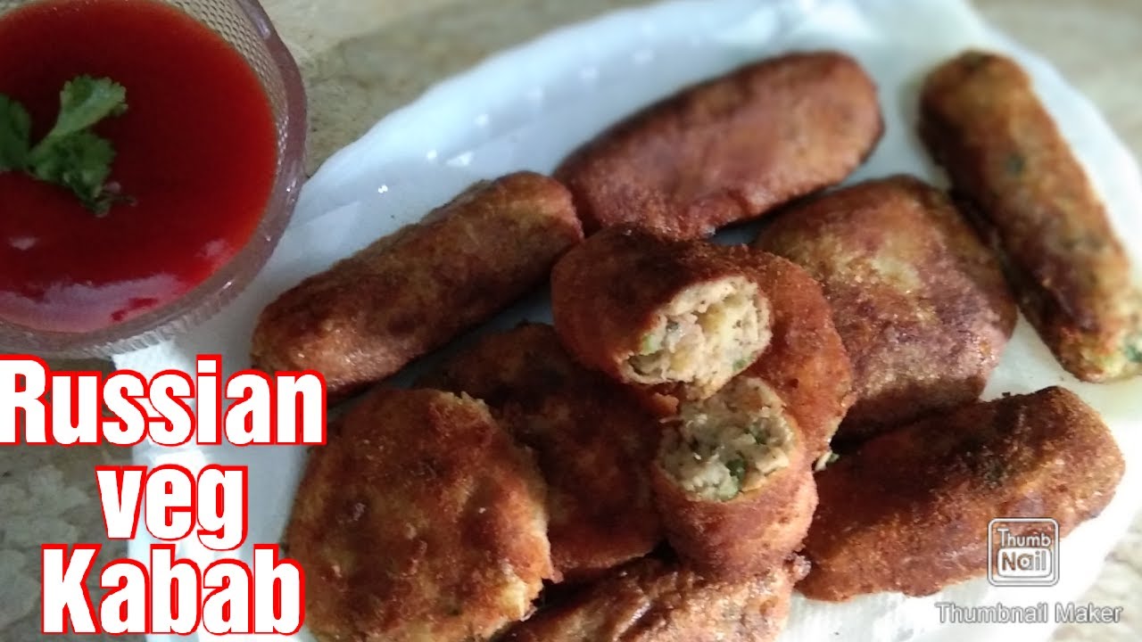 Russian veg kabab by TK /speciaL for RAMAZAN/ RUSSIAN CUTLET - YouTube