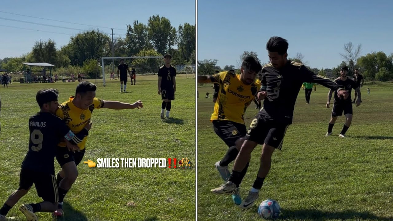 Serious SUNDAY LEAGUE SOCCER Game gets PHYSICAL! - YouTube