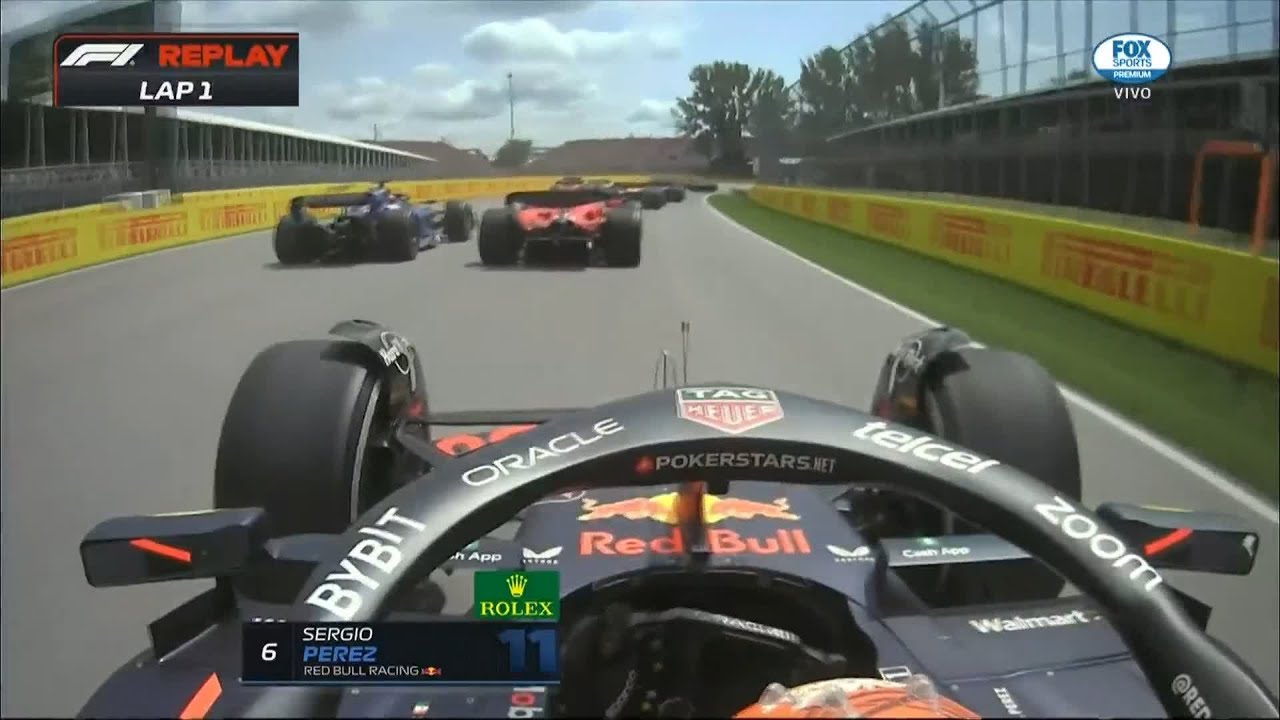 Checo pasó del 12do al 6to lugar y persigue a las Ferrari | GP de ...