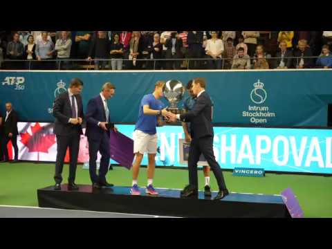 The winner of Intrum Stockholm Open 2019 Denis Shapovalov! - YouTube