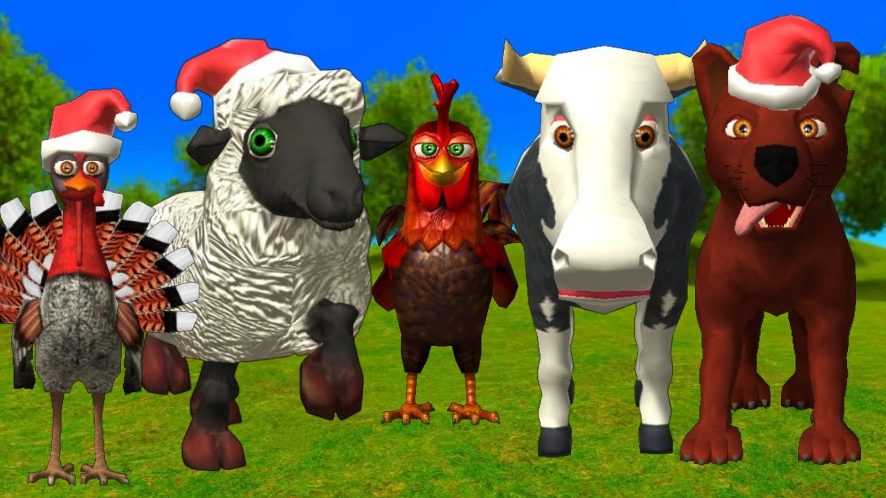 El pollito Pío y el Tractor de la Granja | Canciones de la granja de ...