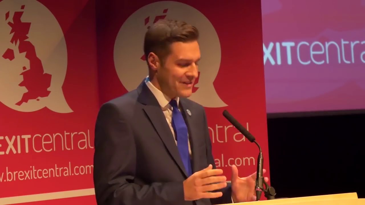 Ross Thomson speaks at the BrexitCentral Rally - YouTube