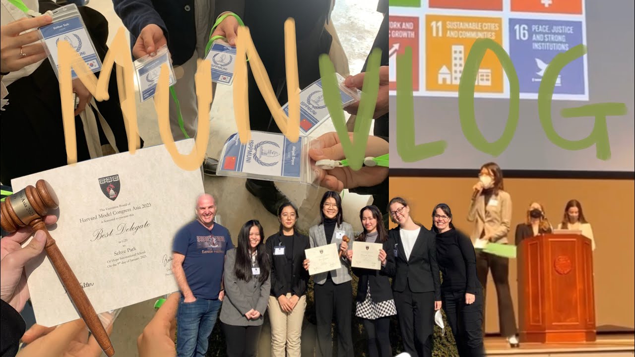 Model UN + Harvard Model Congress Asia vlog - YouTube