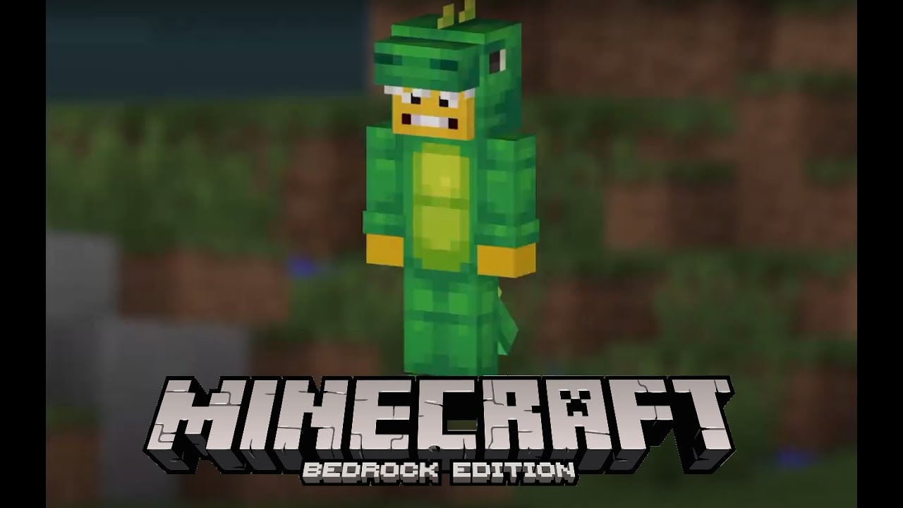 How to make LEGO Lizard Man skin in Minecraft Bedrock Edition - YouTube
