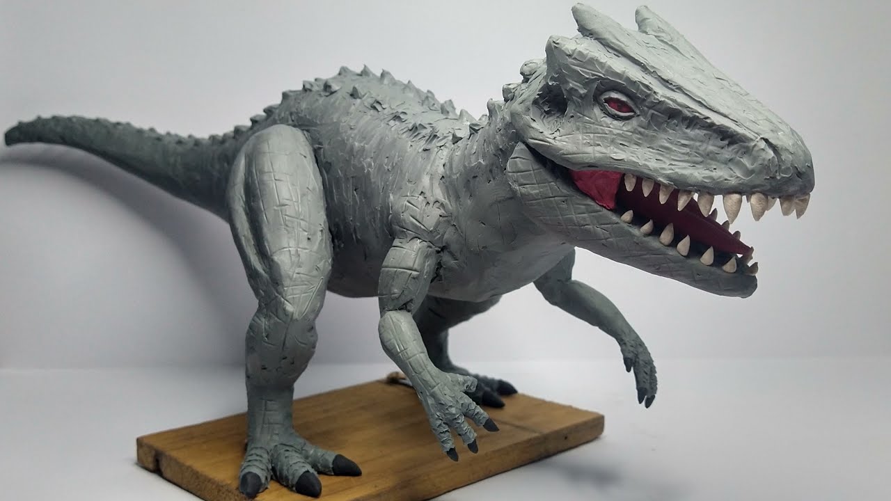 Como Hacer un Indominus Rex con Plastilina | How to Make an Indominus ...