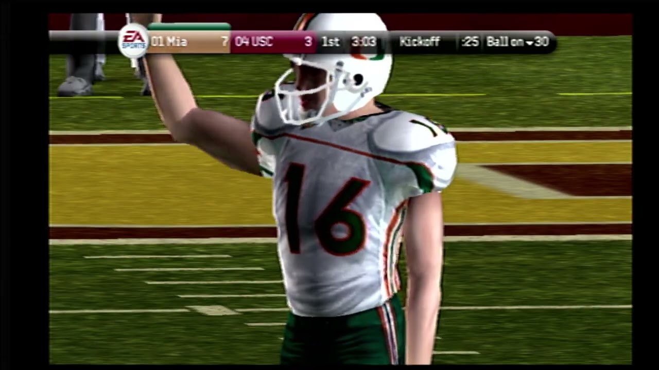 2001 Miami Hurricanes vs 2004 USC Trojans - NCAA Football 11 PS2 - YouTube