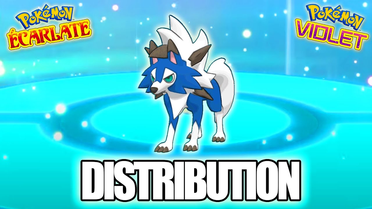DISTRIBUTION LOUGAROC SHINY niv 100 sur POKÉMON ÉCARLATE et VIOLET ...