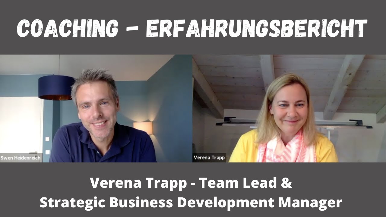Mein Coaching mit Swen - Einblicke von Verena Trapp - YouTube