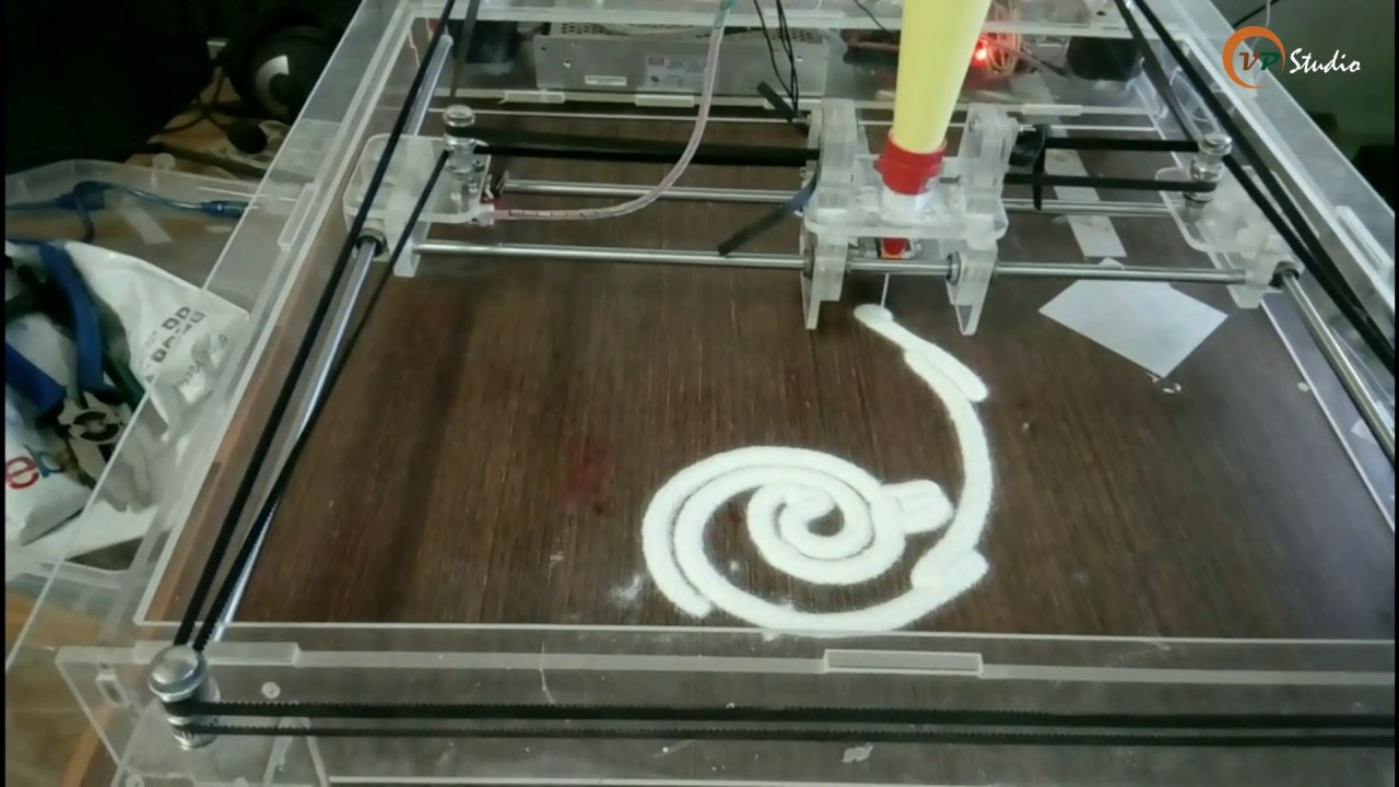 Rangoli Machine | X Y plotter | Draw Rangoli by Machine | - YouTube