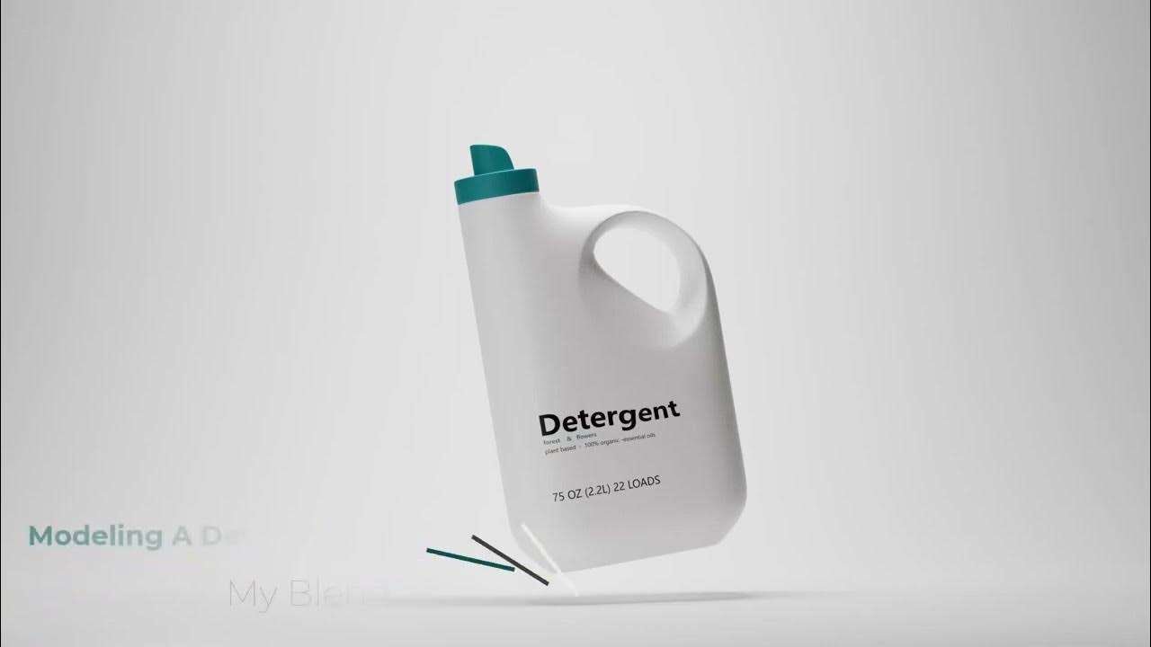 [My Blender Exercise] #01 Modeling A Detergent Bottle - YouTube